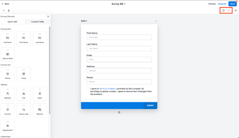 Introducing Undo/Redo in our Form/Survey Builder Introducing Undo/Redo in our Form/Survey Builder